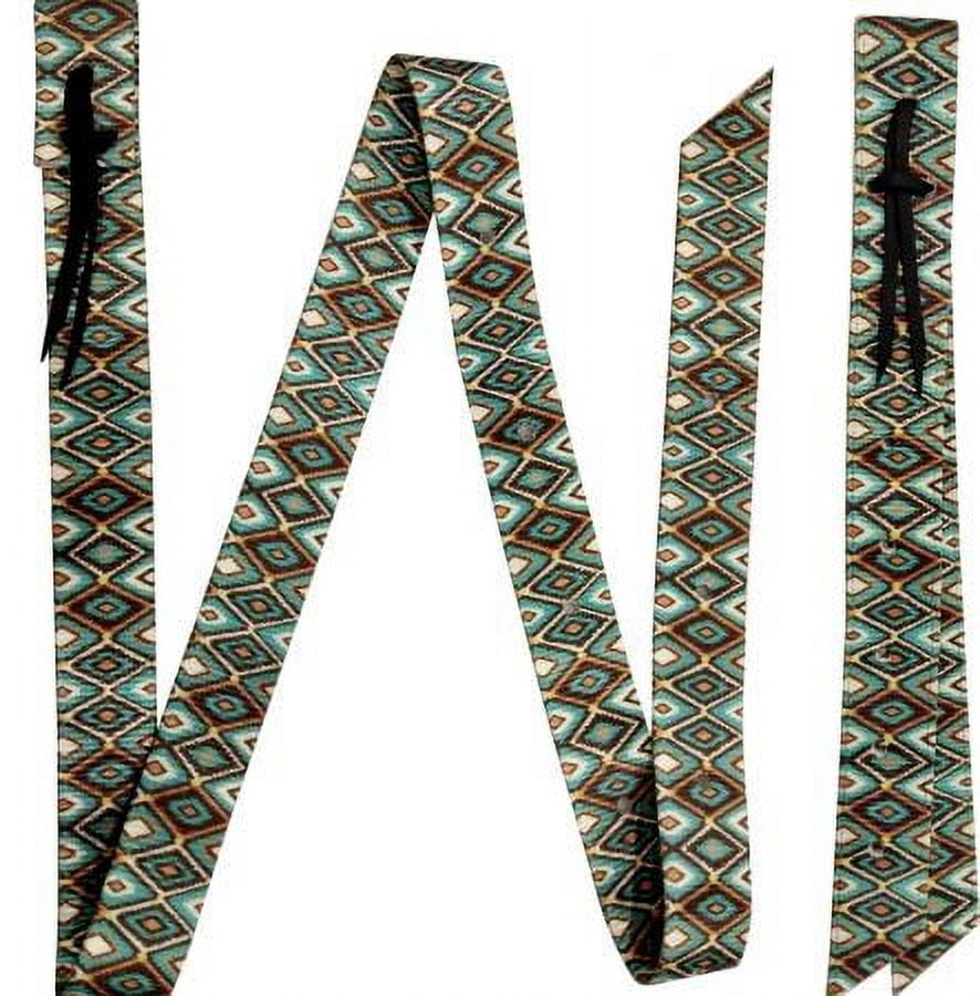 Showman Southwest Print Nylon Tie Strap & Off Billet Set - Walmart.com