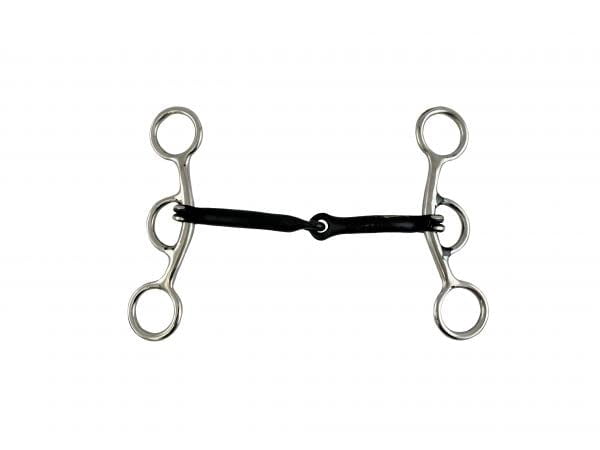 Showman Stainless Steel Bit w/ 5" Sweet Iron Broken Mouth - Walmart.com