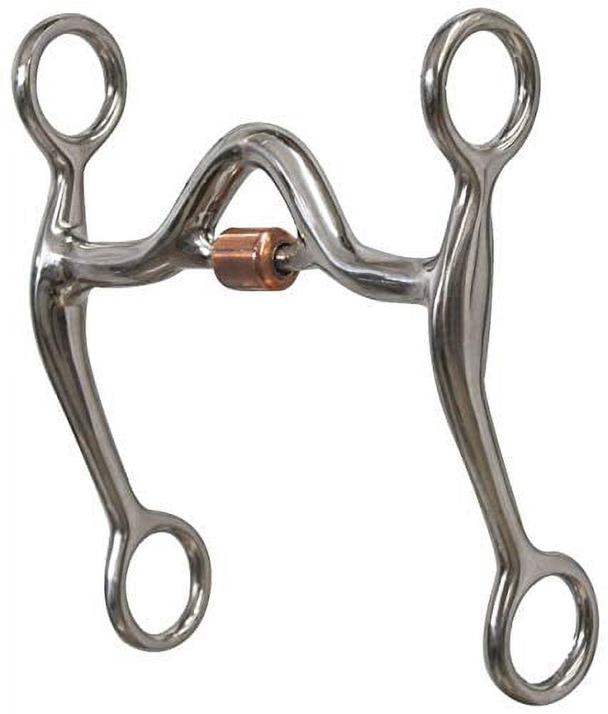 Showman Stainless Steel Curb Bit w/ Copper Roller Port - Walmart.com
