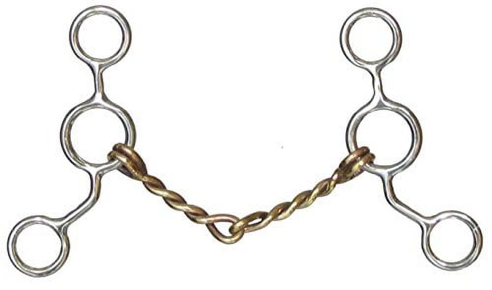 Showman Stainless Steel Junior Cowhorse Bit w/ 5" Mouth - Walmart.com