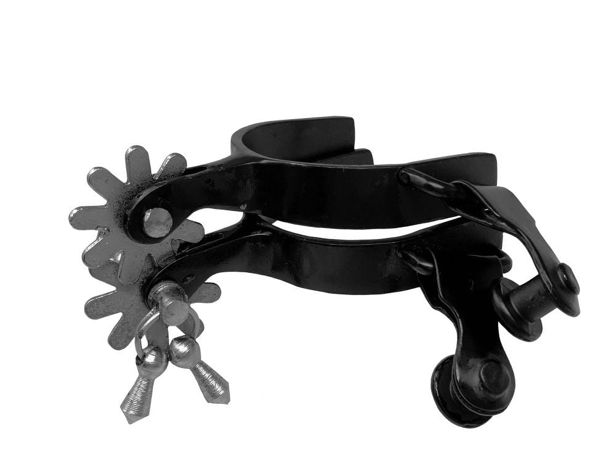 Showman Toddler Black Steel Jingle Bob Spurs - Walmart Business Supplies