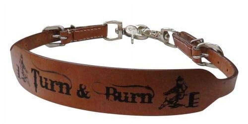 Showman "Turn & Burn" Leather Wither Strap - Walmart.com