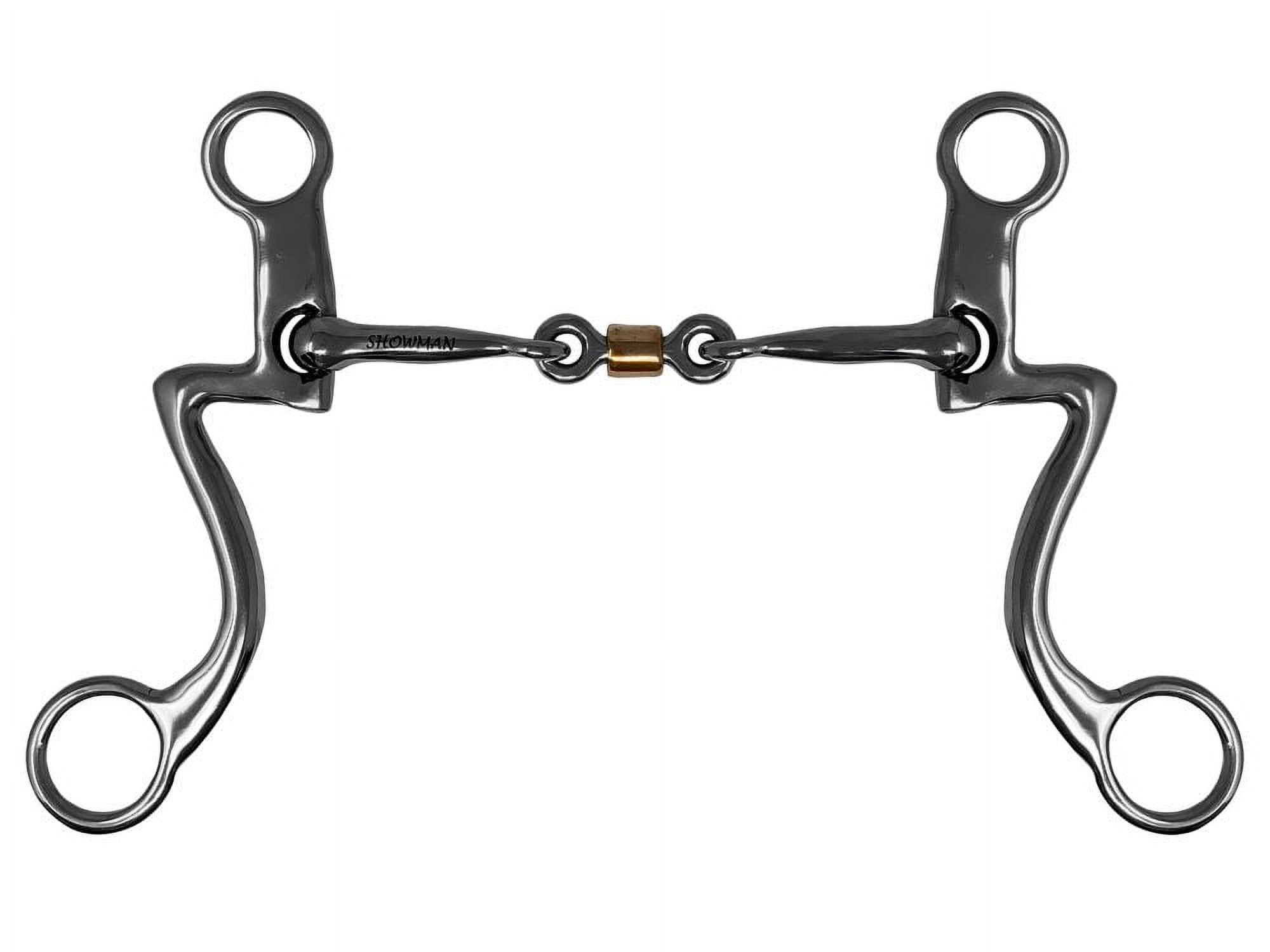 Showman Western Seven Shank Three-Piece Copper Link Bit - Walmart.com