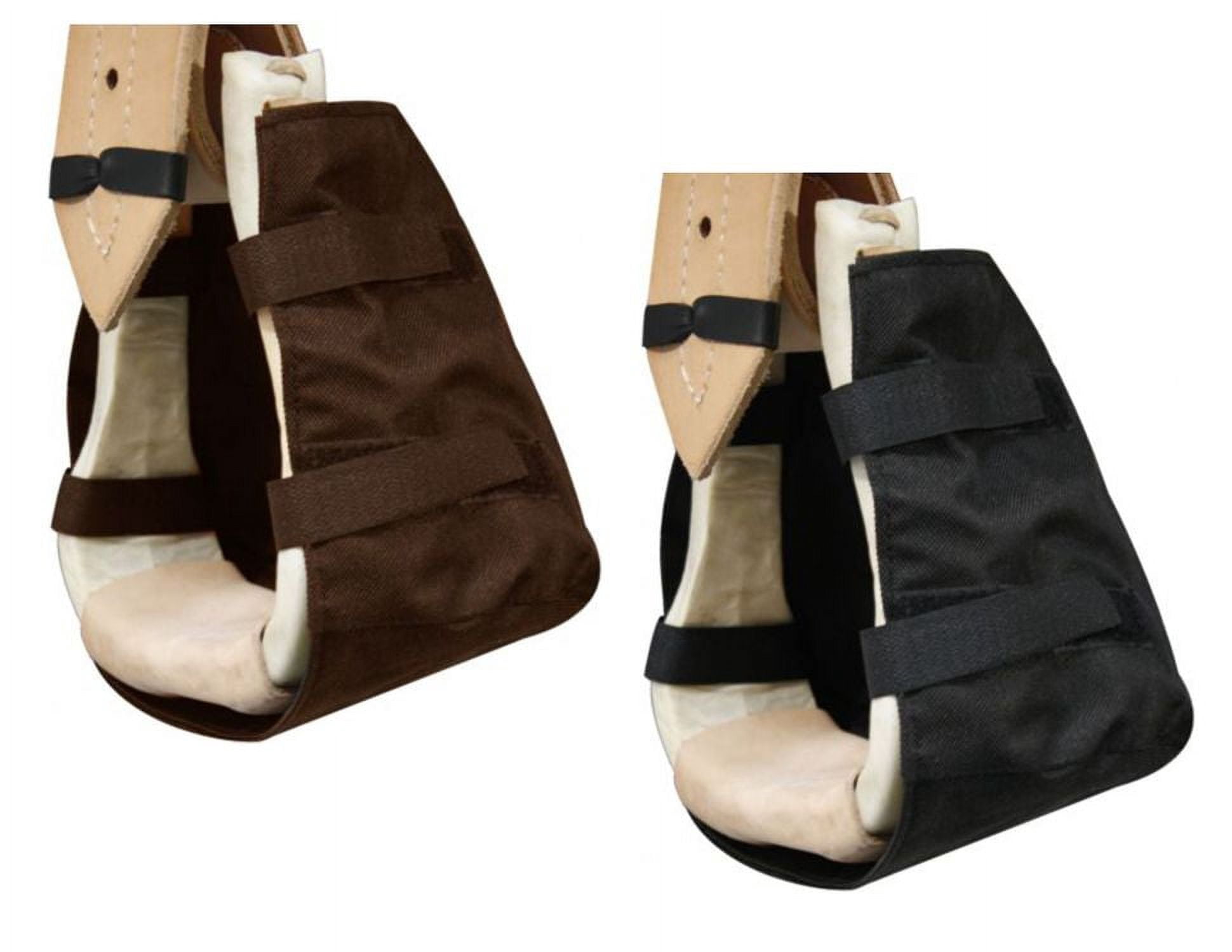 Showman Western Stirrup Covers (Brown) - Walmart.com