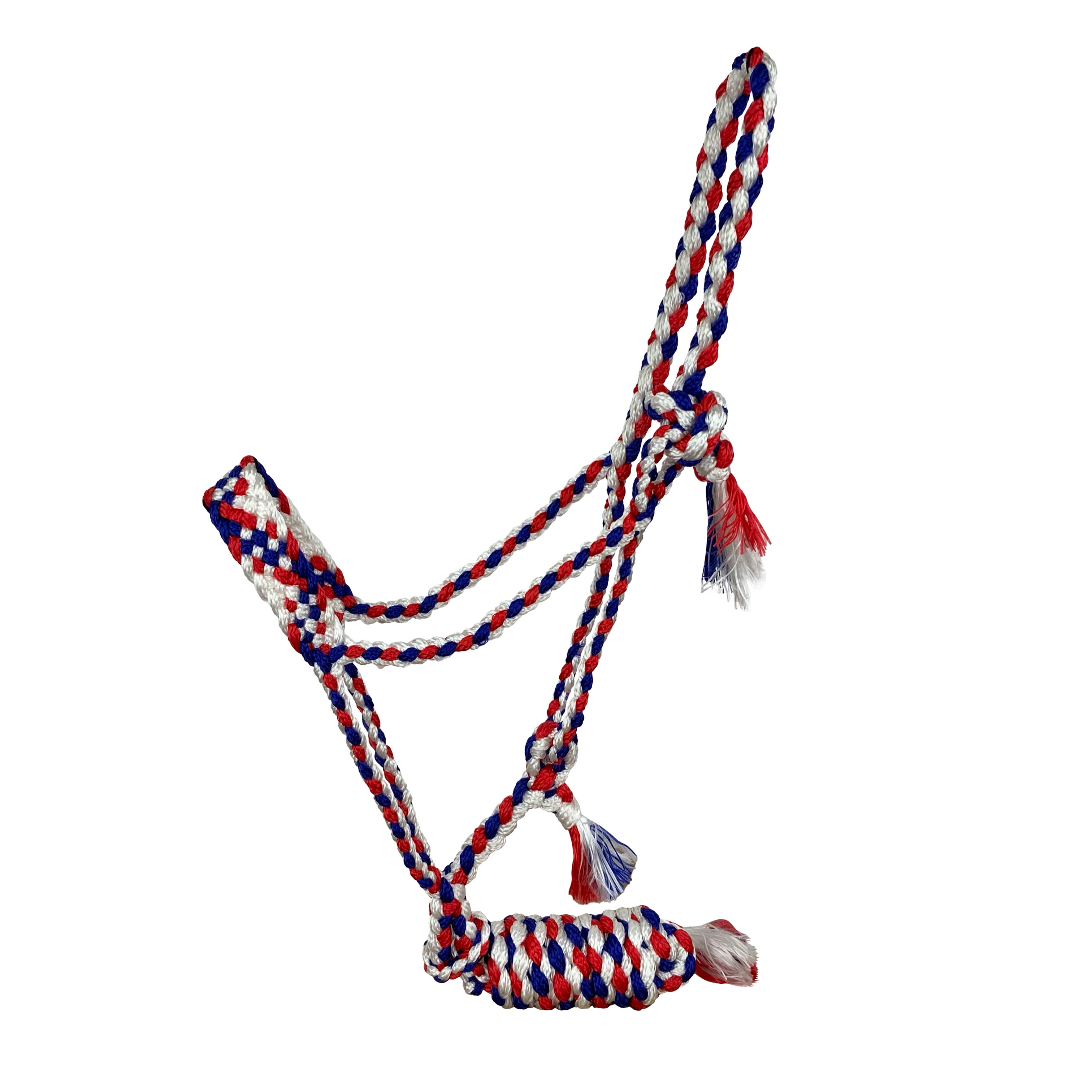 Showman Woven Nylon Mule Tape Halter w/ 8' Removable Lead - Walmart.com