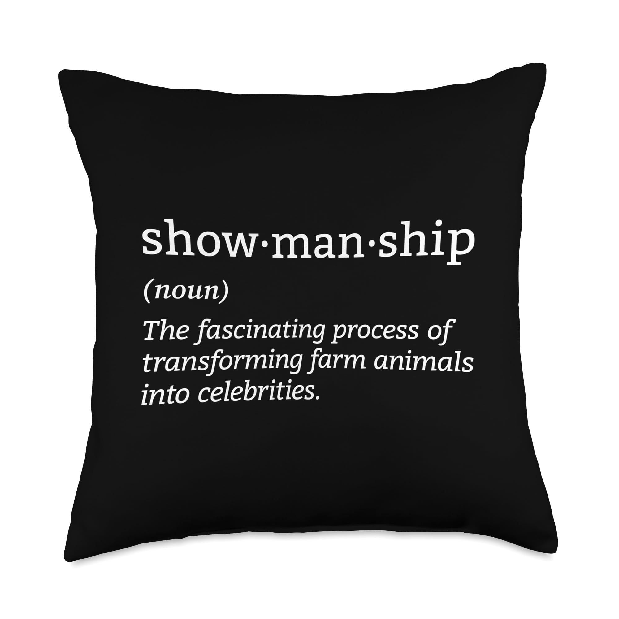 Showmanship Definition Fair Farm Animal Award Livestock Show Throw ...