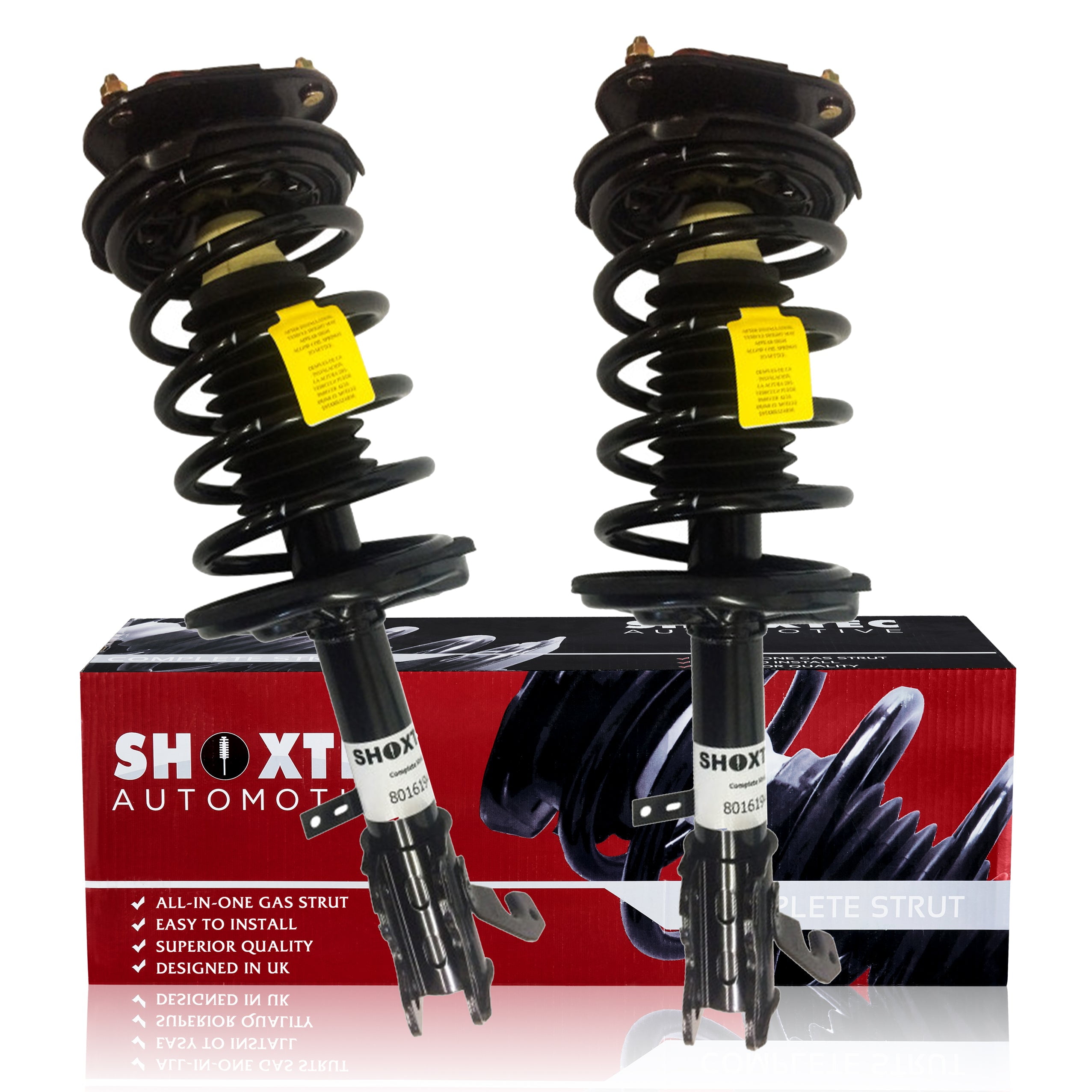 Shoxtec Front Complete Struts Replacement for 1993 - 1997 Geo Prizm ...
