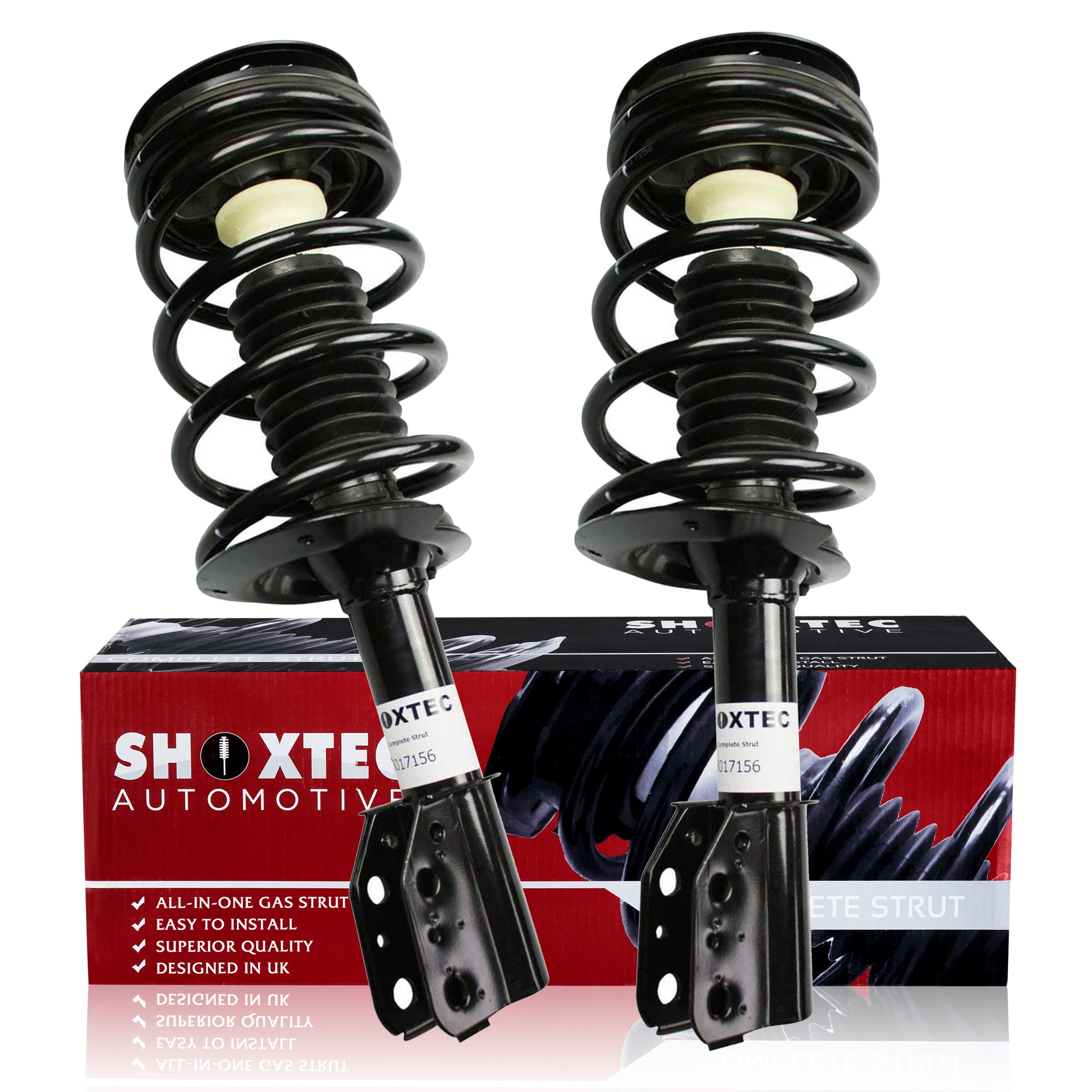 Shoxtec Rear Complete Struts for 04-05 Chevy Classic; 98-03 Chevy ...