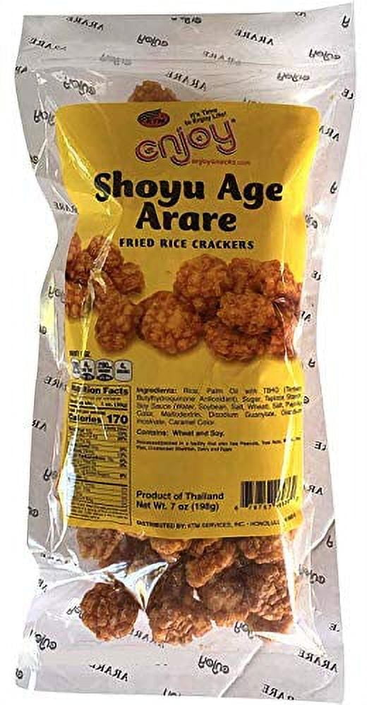 Shoyu Age Arare Fried Rice Crackers 7 ounce (198g) - Walmart.com