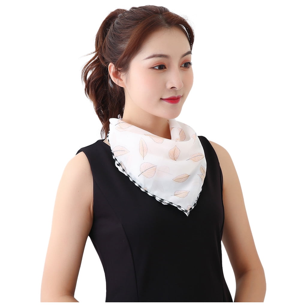 Shpwfbe Accessories Women Sun Protection Print Scarf Dustproof Neck ...