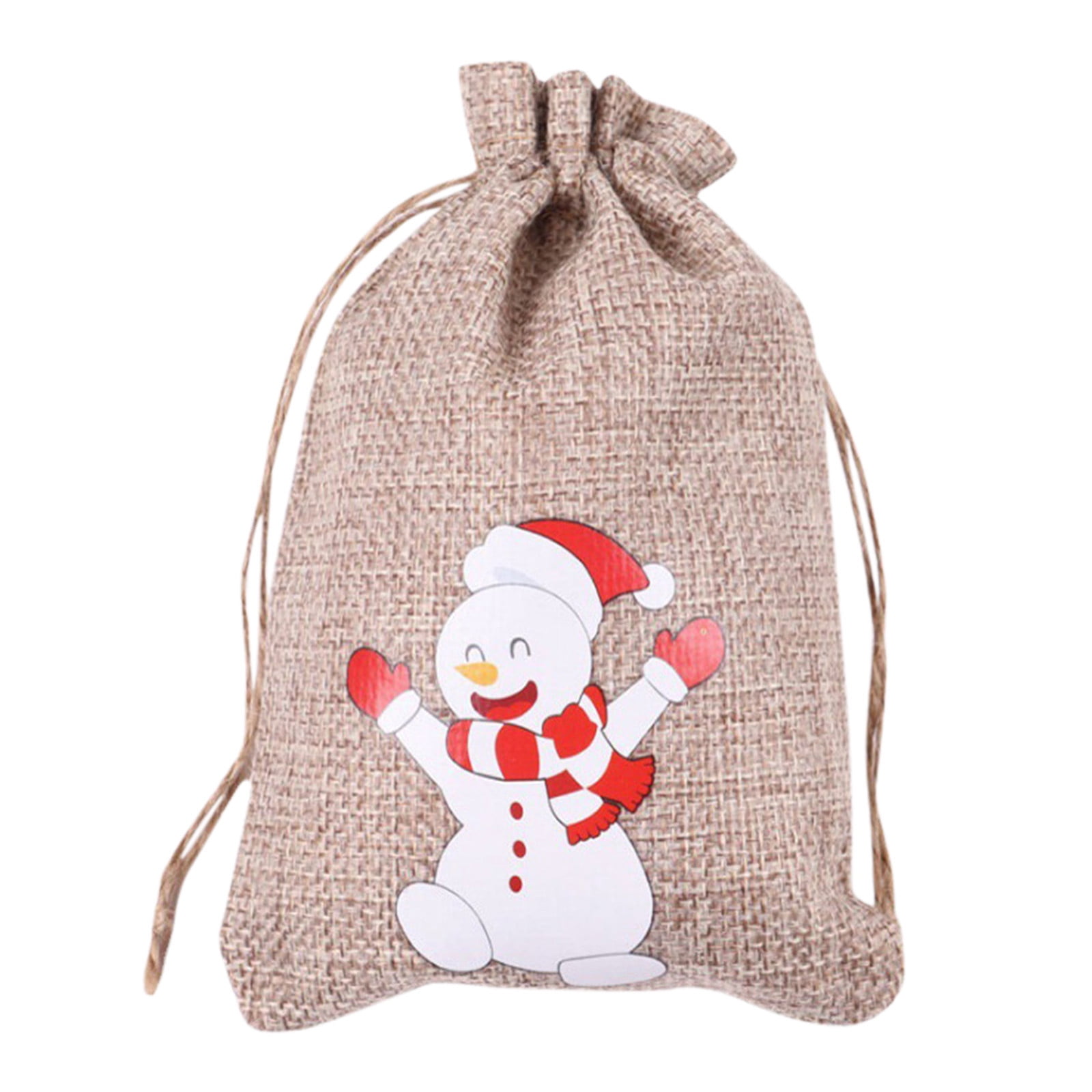 Shpwfbe Decoration Hanging Bag Drawstring Jute Linen Linen Jute Bags ...
