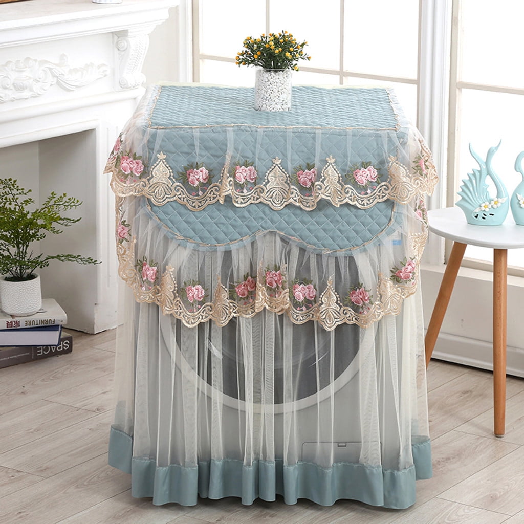 Shpwfbe Gardening Gifts For Women Lace Ruffle Floral Washing Machine ...