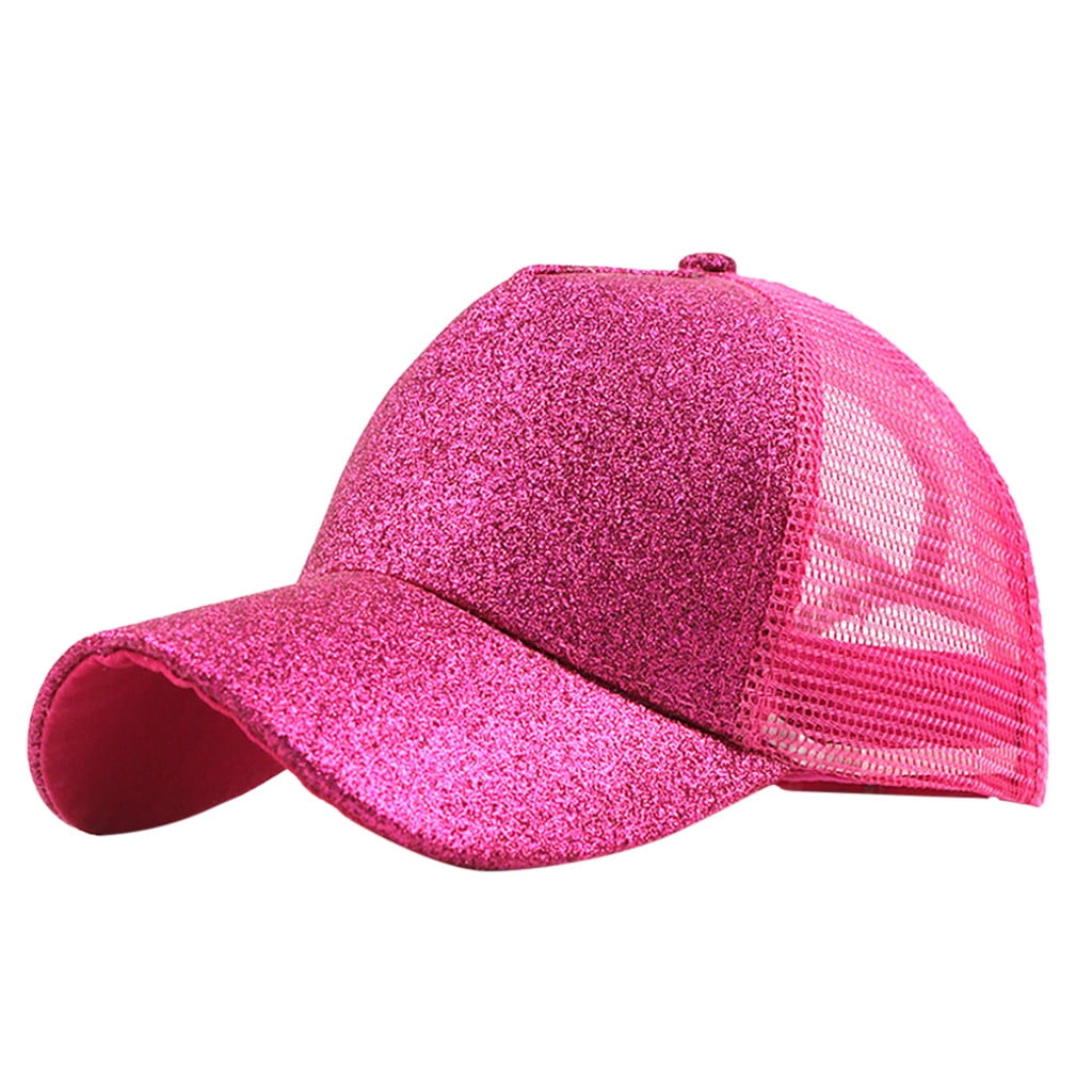 Shpwfbe Hats For Men Ponytail Messy Buns Trucker Plain Baseball Visor ...