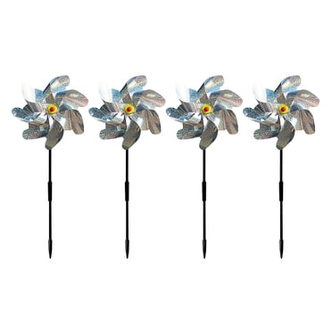 In the Breeze 2621 — 12-inch Striped Iridescent Pinwheel Spinner ...