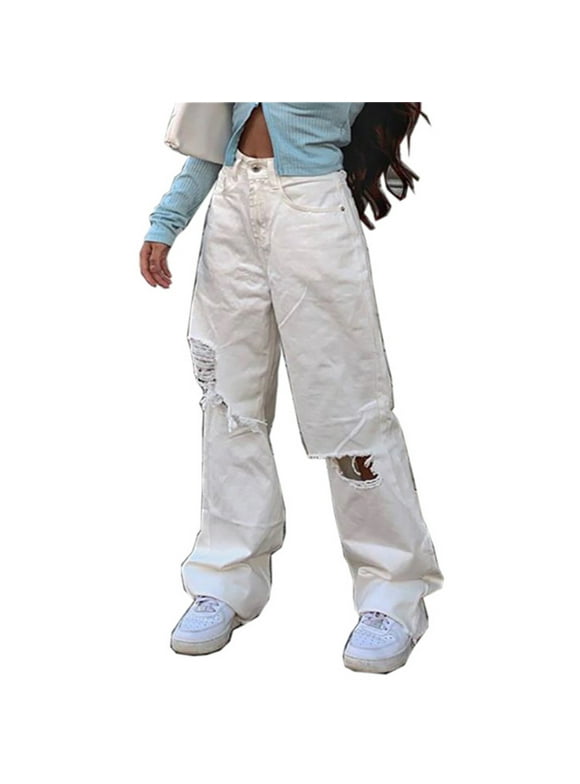 Back Zipper Jeans Women