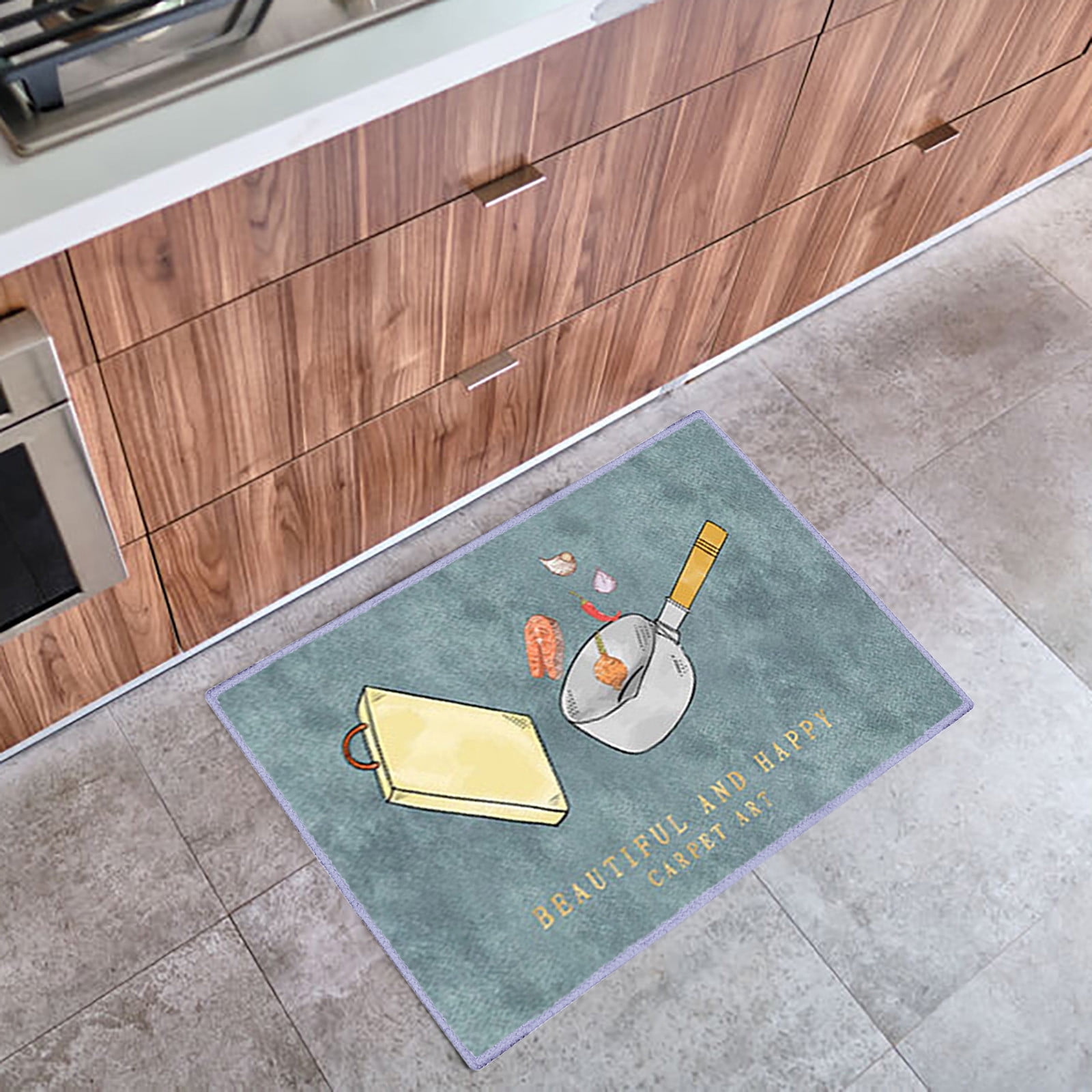 Shpwfbe Kitchen Mats For Floor Rug Kitchen Carpet Floor Mat Simple ...