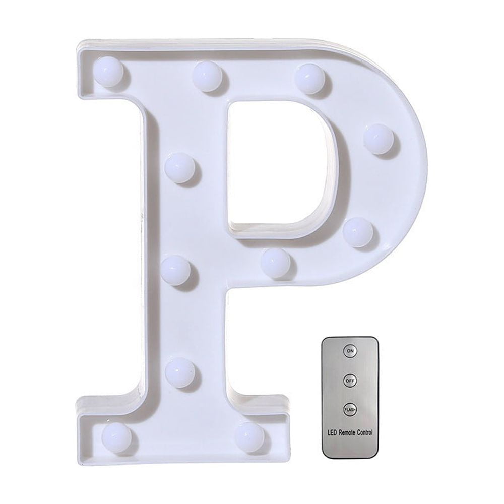 Shpwfbe Led Lights Night Lights Remote Control Alphabet Letter Lights ...