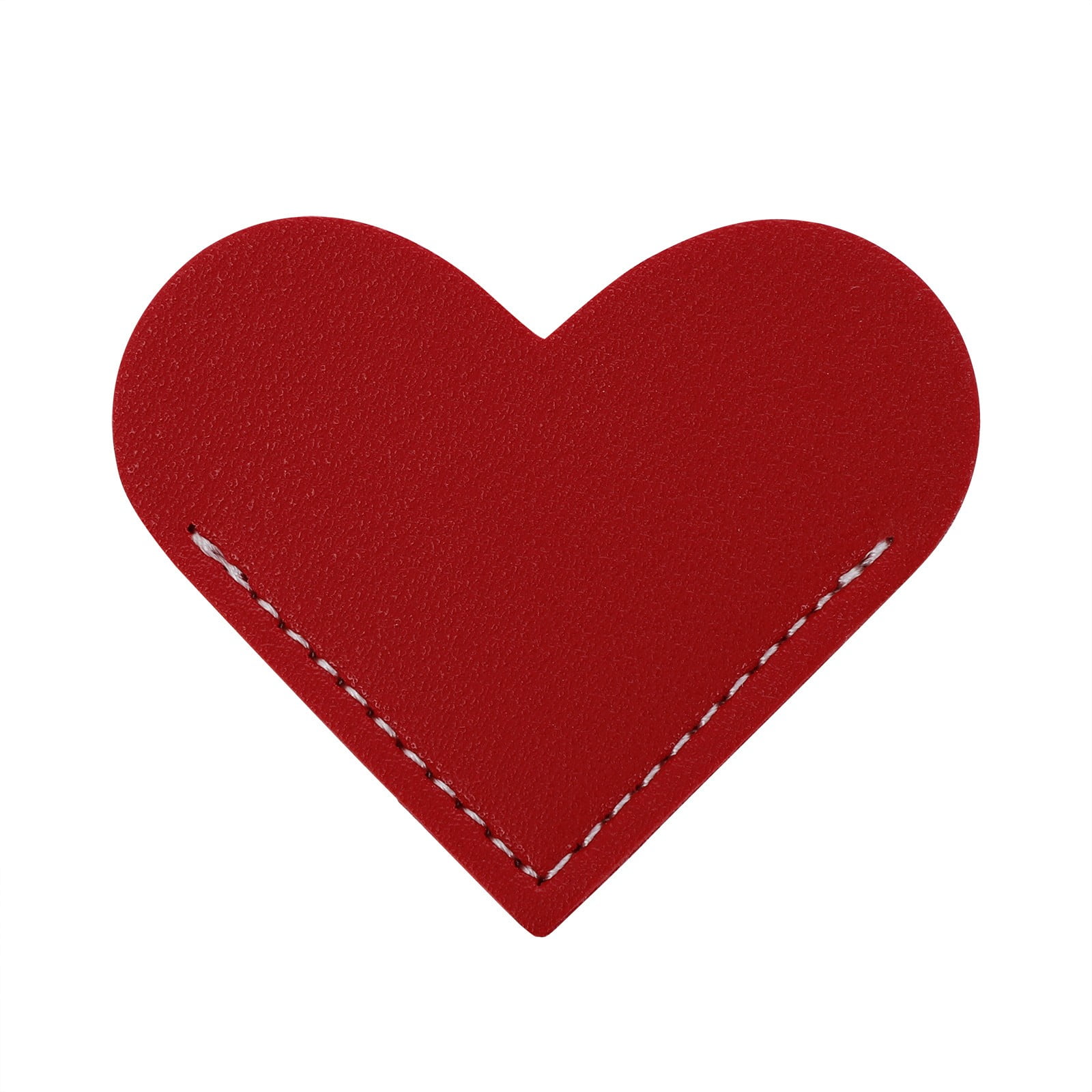 Shpwfbe Office Supplies Leather Bookmark Heart-Shaped Bookmark Book ...