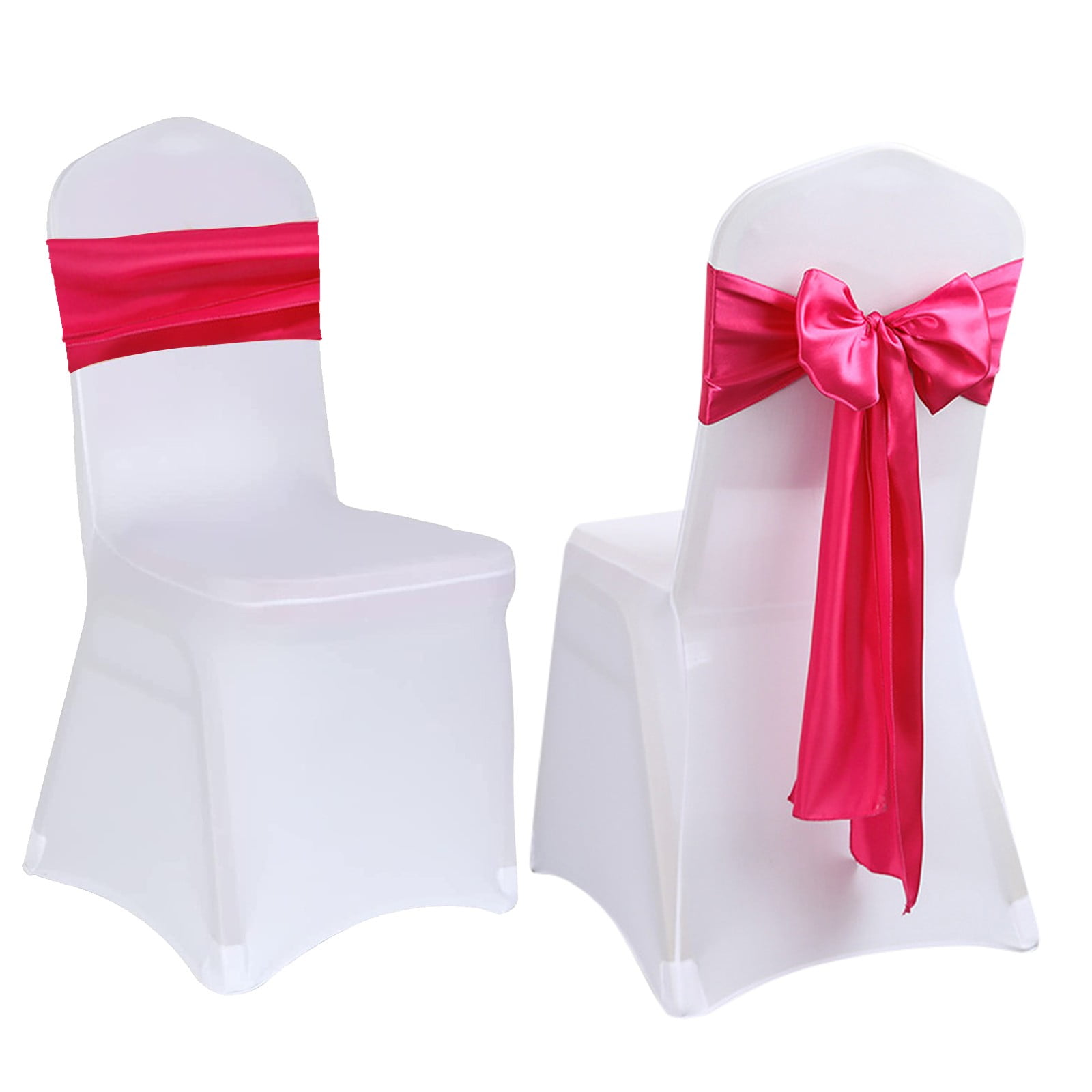 Shpwfbe Room Decor Chair Ribbon Bow Strap Wedding Banquet Party Event ...