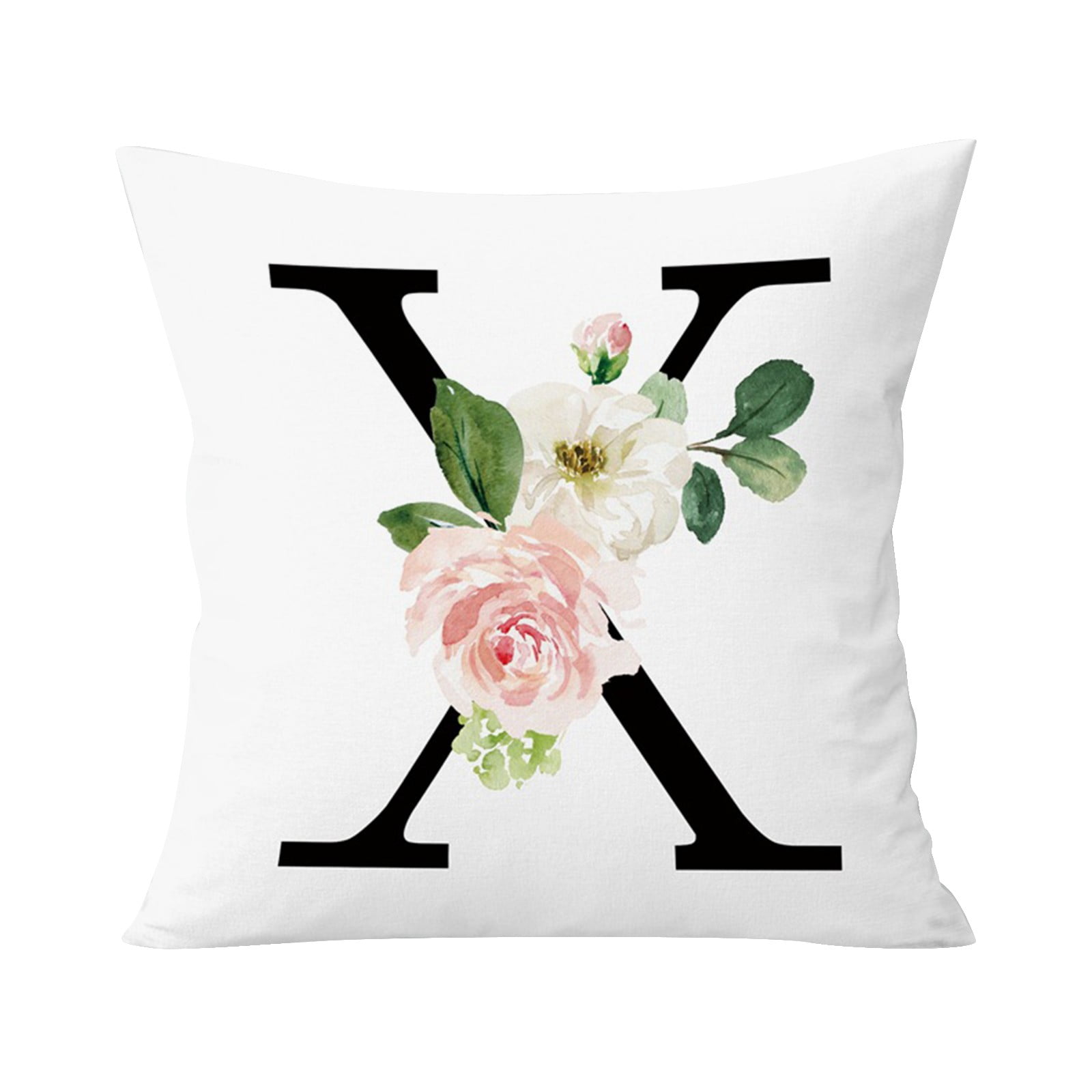 Shpwfbe Room Decor Pillow Covers Throw Pillow Covers Alphabet ...