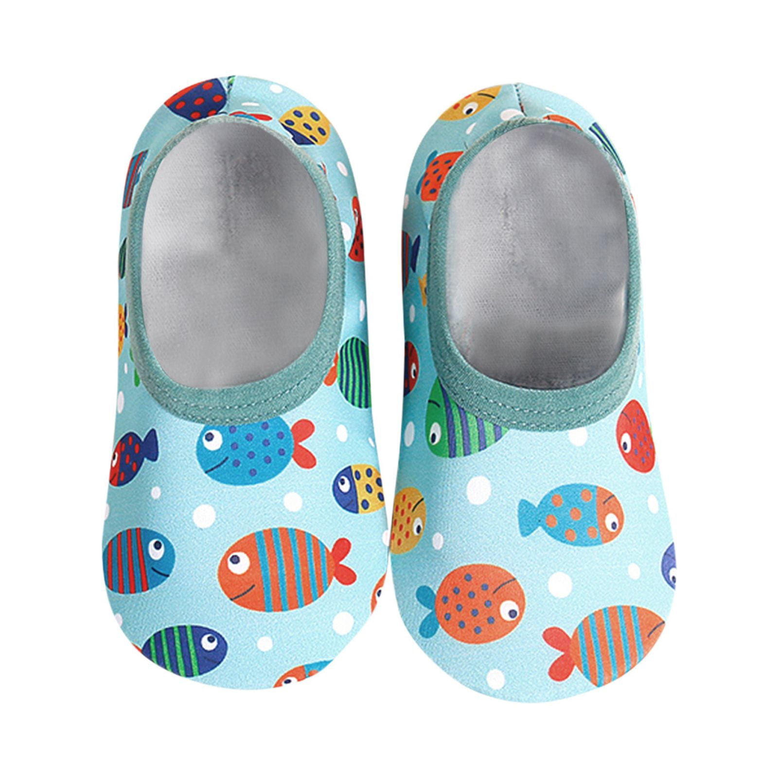 Shpwfbe Shoes Baby Boys Girls Animal Prints Cartoon The Floor Barefoot ...