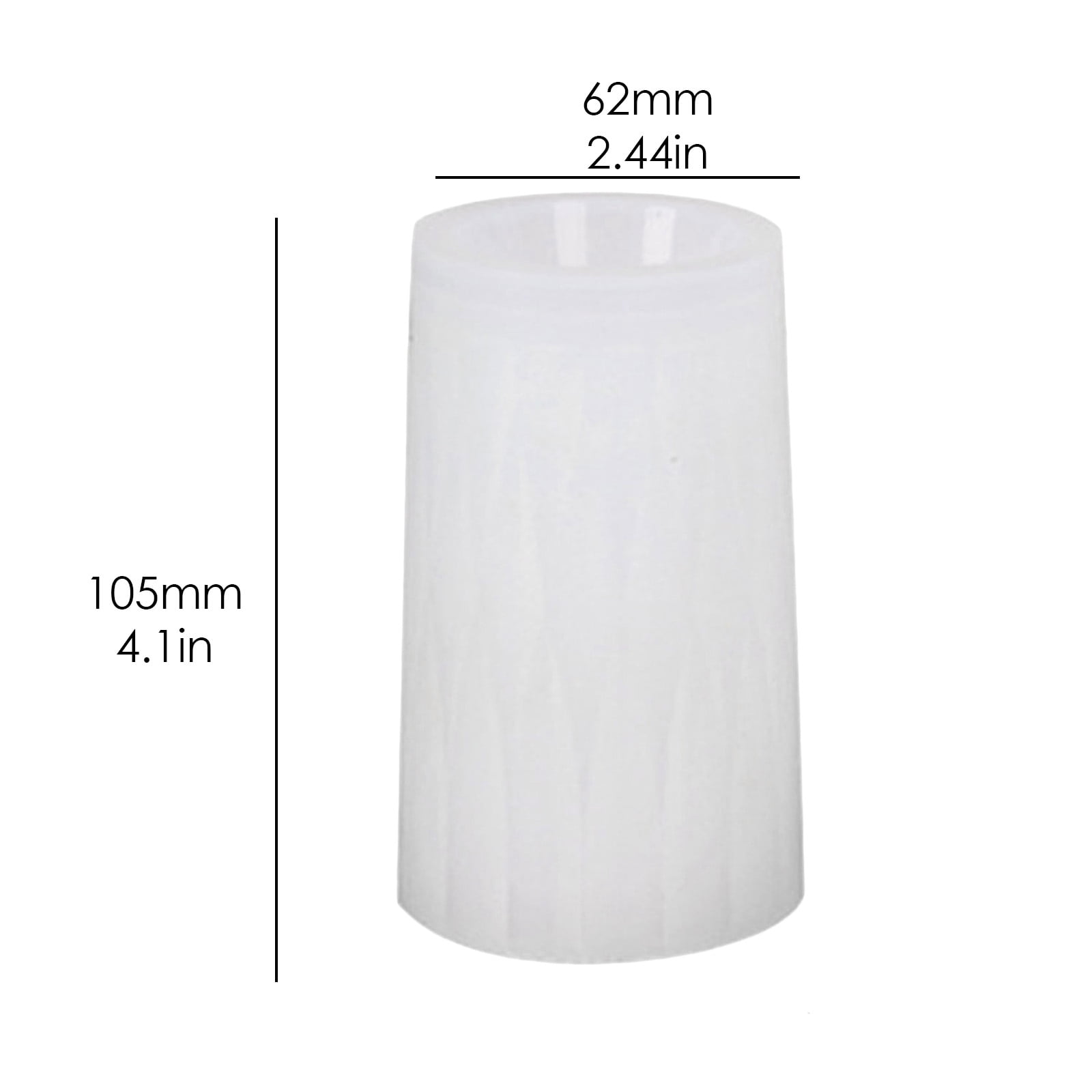 Shpwfbe Tool Silicone Flower Vase Resin Casting Mold Planter Bud Holder ...