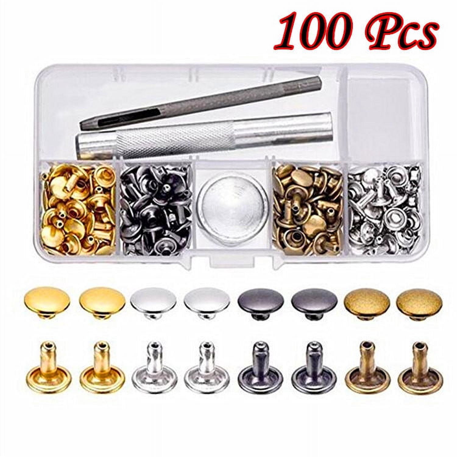 Shpwfbe Tools Tool Bag For Leather Set Cap Leather Kit Fixing Rivets ...