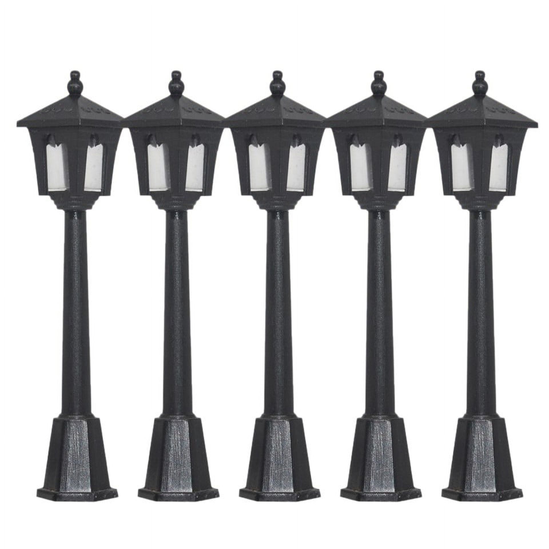 Shpwfbe room decor 5 Pack Mini Miniature Street Lamp Model Railroad ...