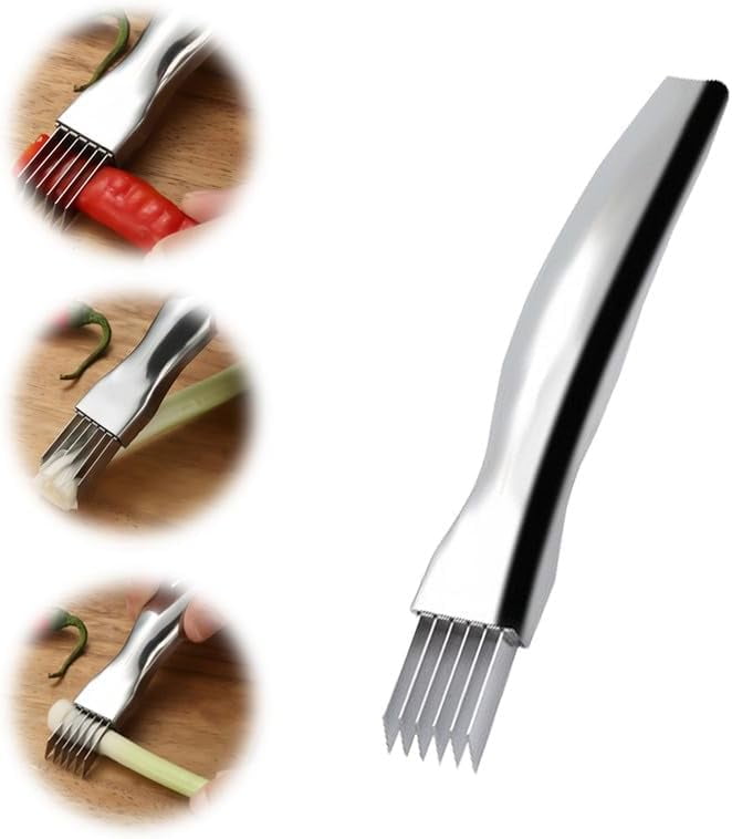 Shred Silk The Knife, 2025 New Stainless Steel Chopped Green Onion ...