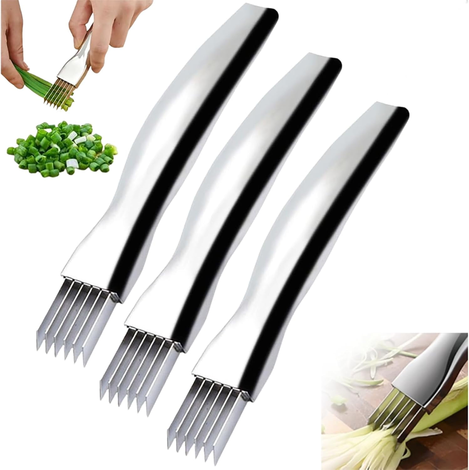 Shred Silk The Knife, 2025 Upgrade Green Onion Cutter Stainless Steel ...