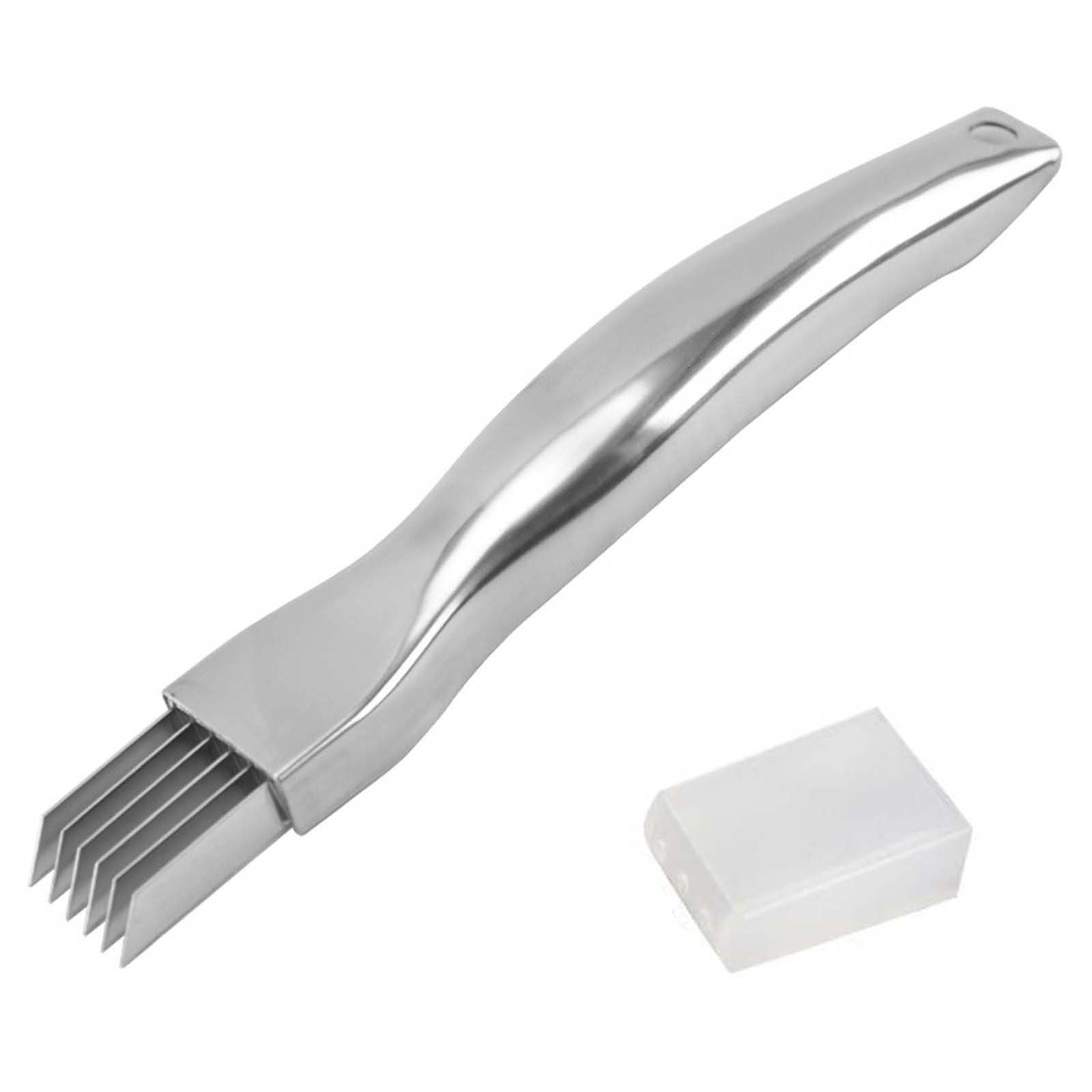 Shred Silk The Knife, 2026 Stainless Steel Finger Guard Green Onion ...