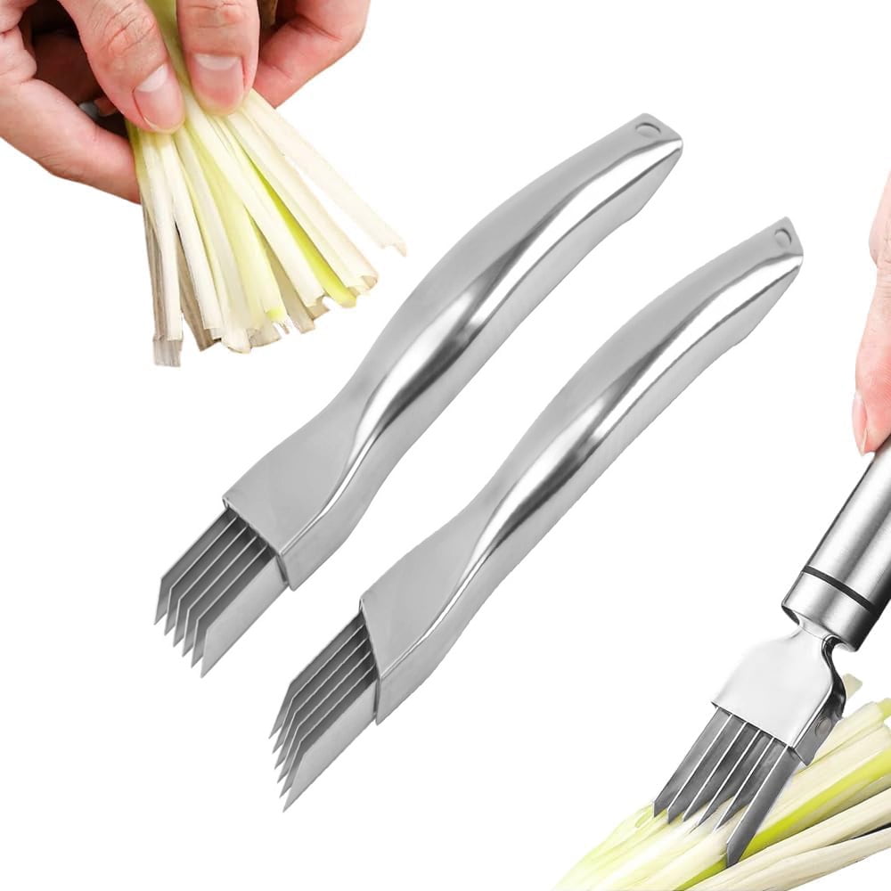 Shred Silk The Knife, Stainless Steel Chopped Green Onion Knife ...