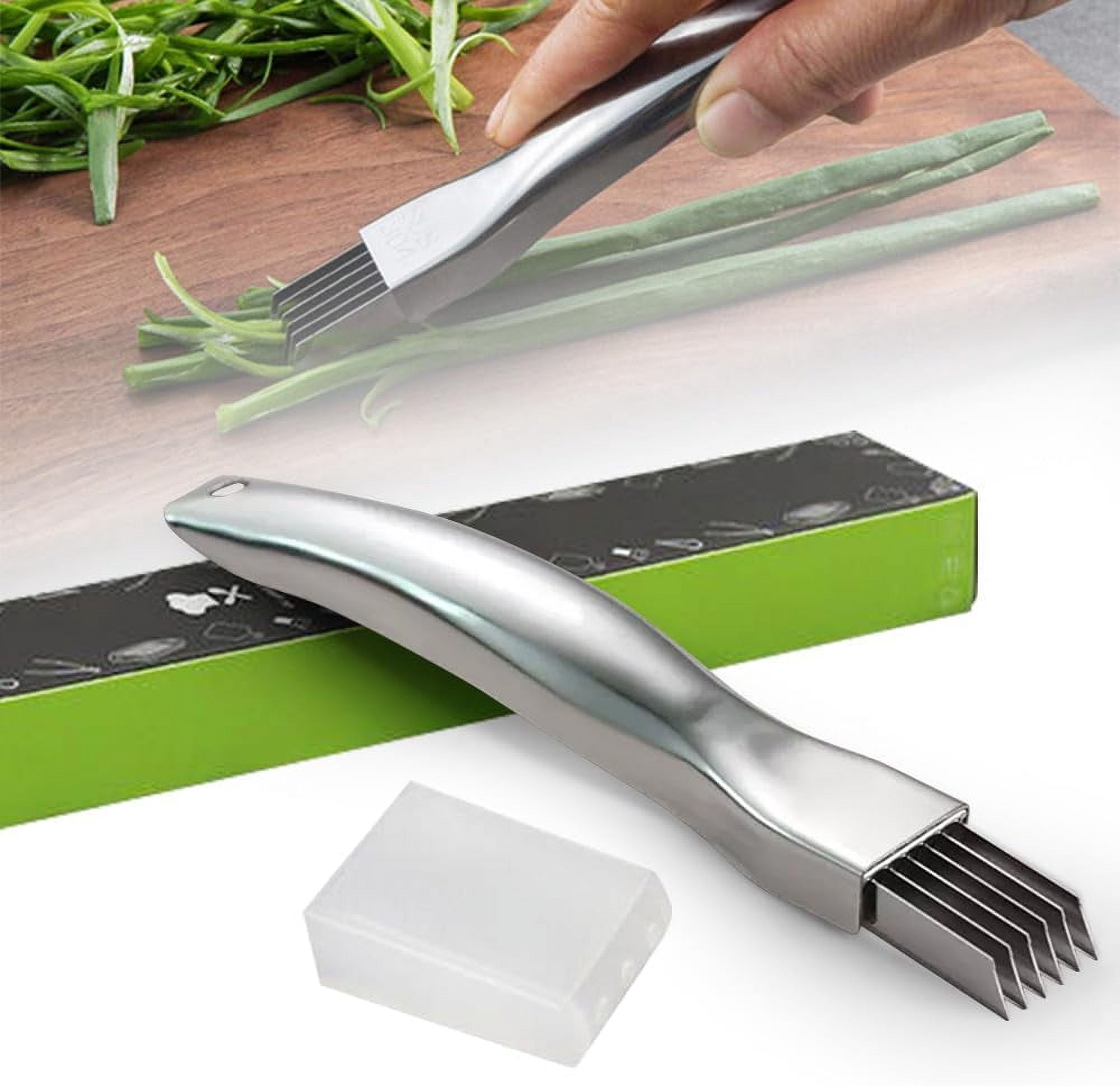 Shred Silk The Knife, Green Onion Knife Blooming Onion Cutter Slicer ...
