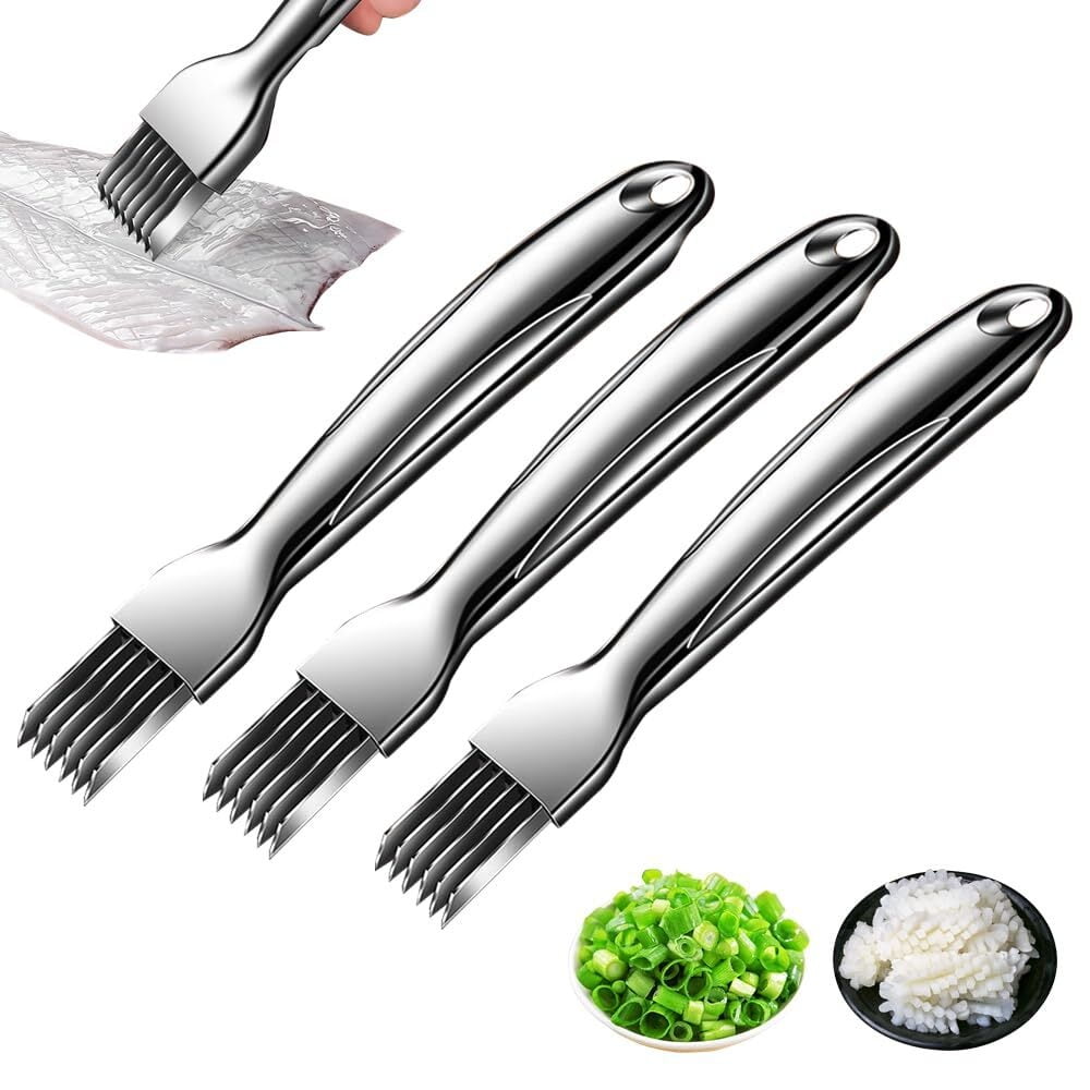 Shred Silk The Knife, Green Onion Knife Blooming Onion Cutter Slicer ...