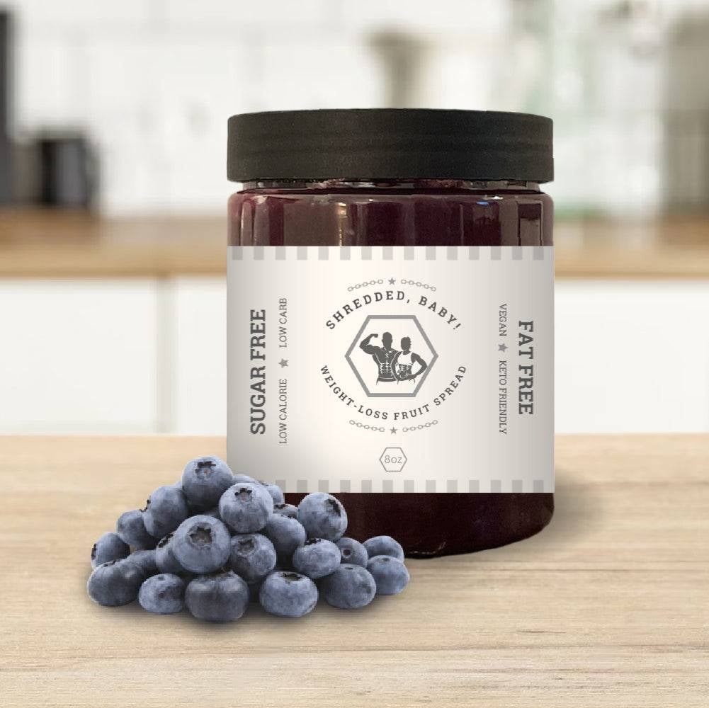 Shredded, Baby! Blueberry Weight-Loss Fruit Spread - Walmart.com