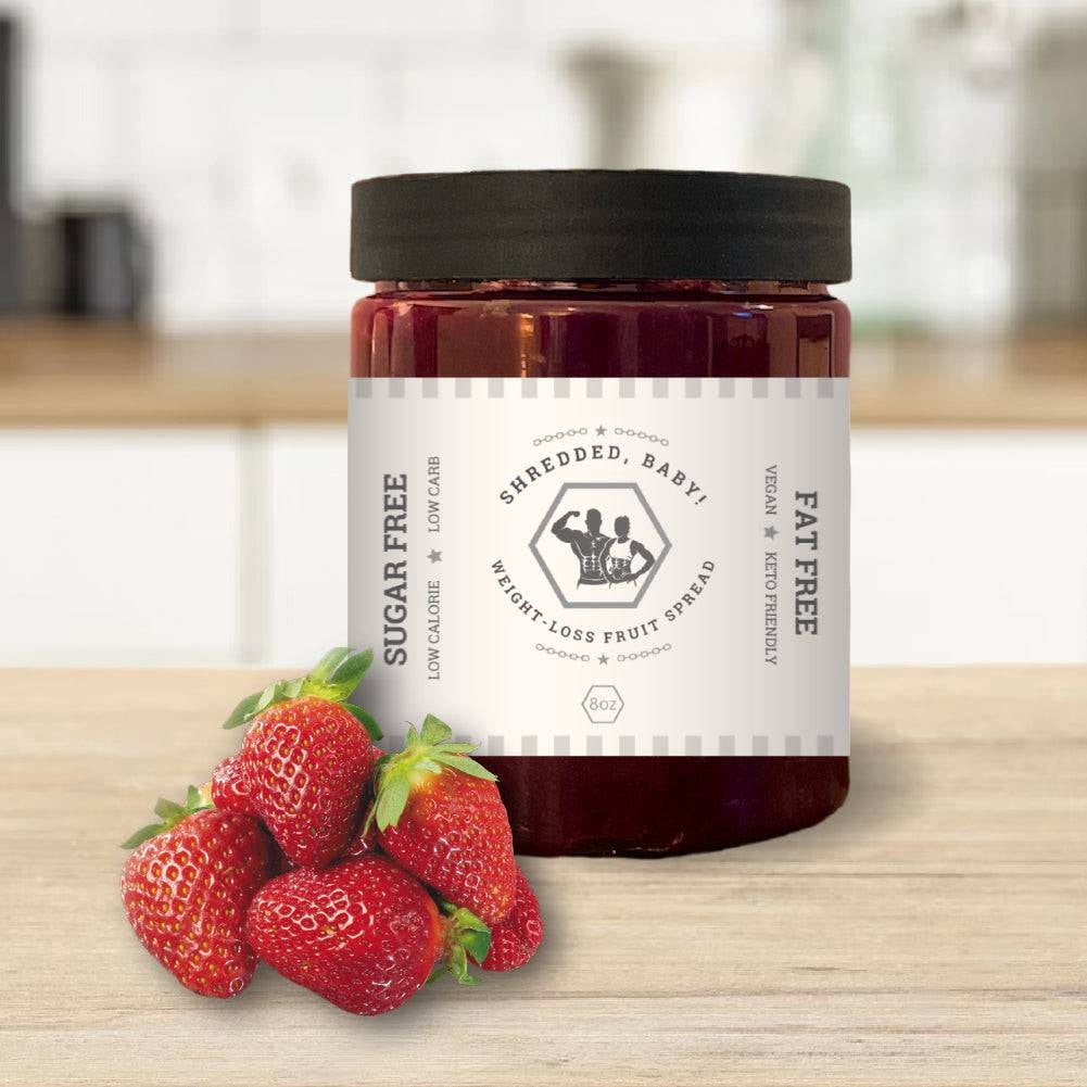 Shredded, Baby! Strawberry Weight-Loss Fruit Spread - Walmart.com