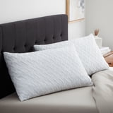 Rest Haven Shredded Memory Foam Pillow, Standard, 2 Pack - Walmart.com