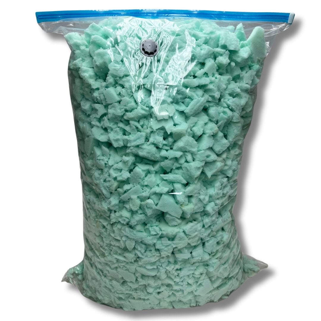 QQbed, Shredded Memory Foam, 40lbs, Refill for Pillows and Cushions ...