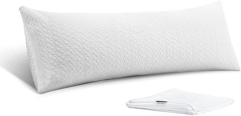Shredded Memory Foam Full Body Pillow – Side Sleeper – Huggable Long ...
