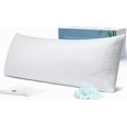 Shredded Memory Foam Full Body Pillow for Side Sleeper – Huggable Long ...