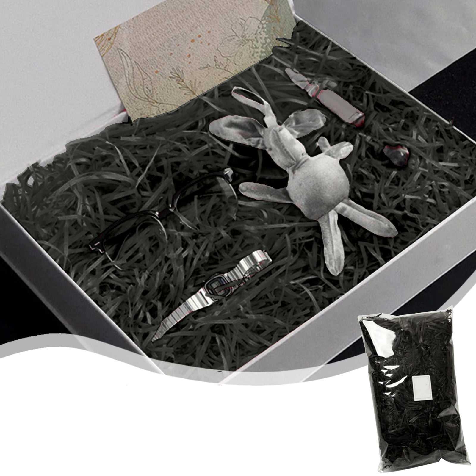 Shredded Paper Filler for Gift Boxes | Multicolor Decorative Packing ...