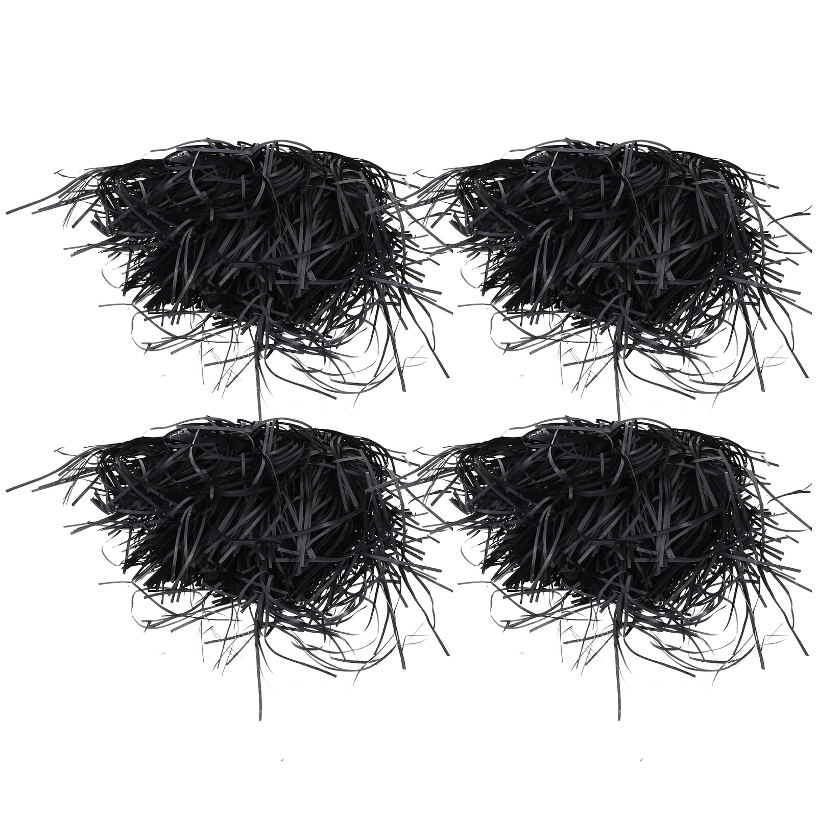 Shredded Paper Hamper Shreds Packaging Filler Black Trim Basket ...