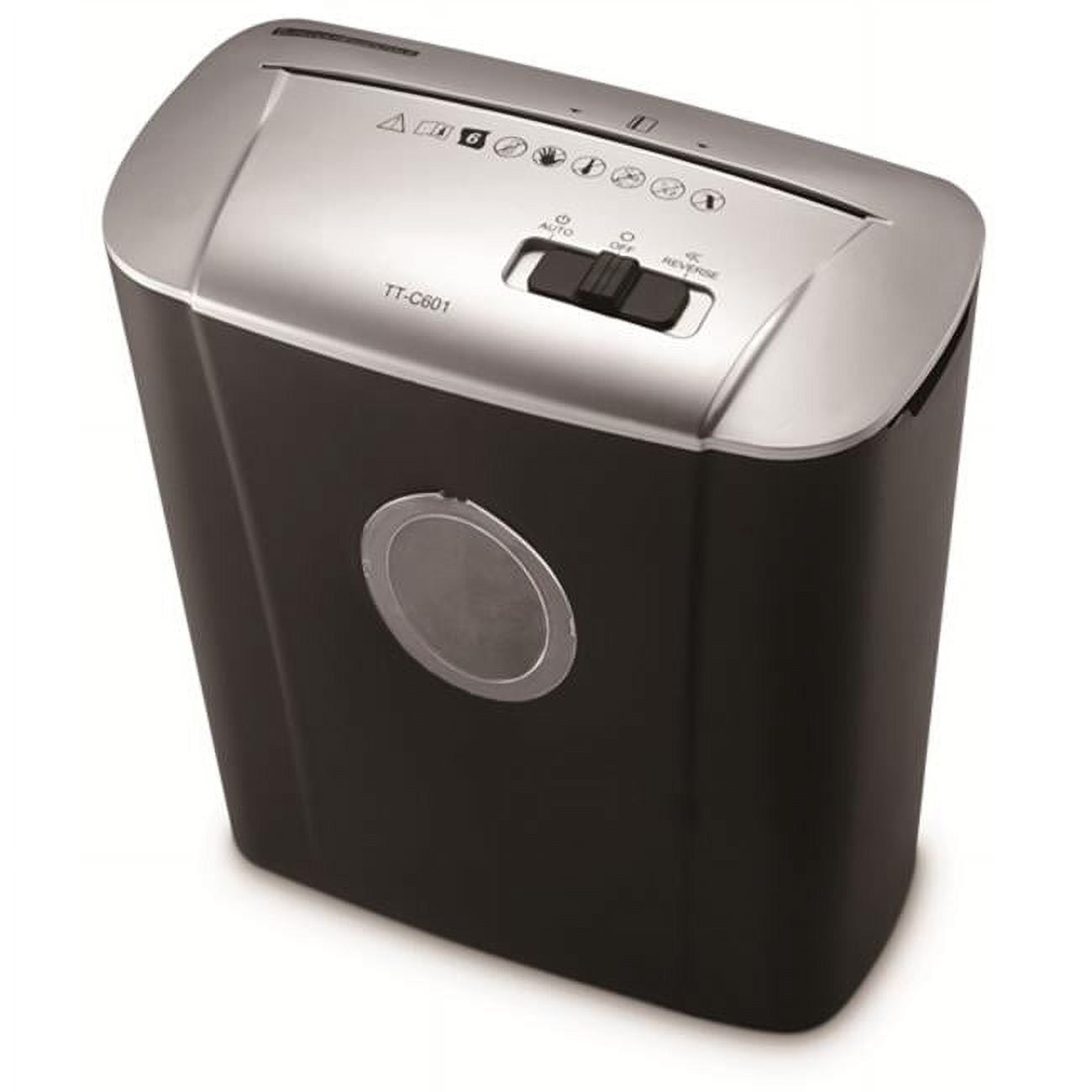 Shredder Essentials TT-C601 6 Sheet Cross Cut Paper Shreder - Walmart.com