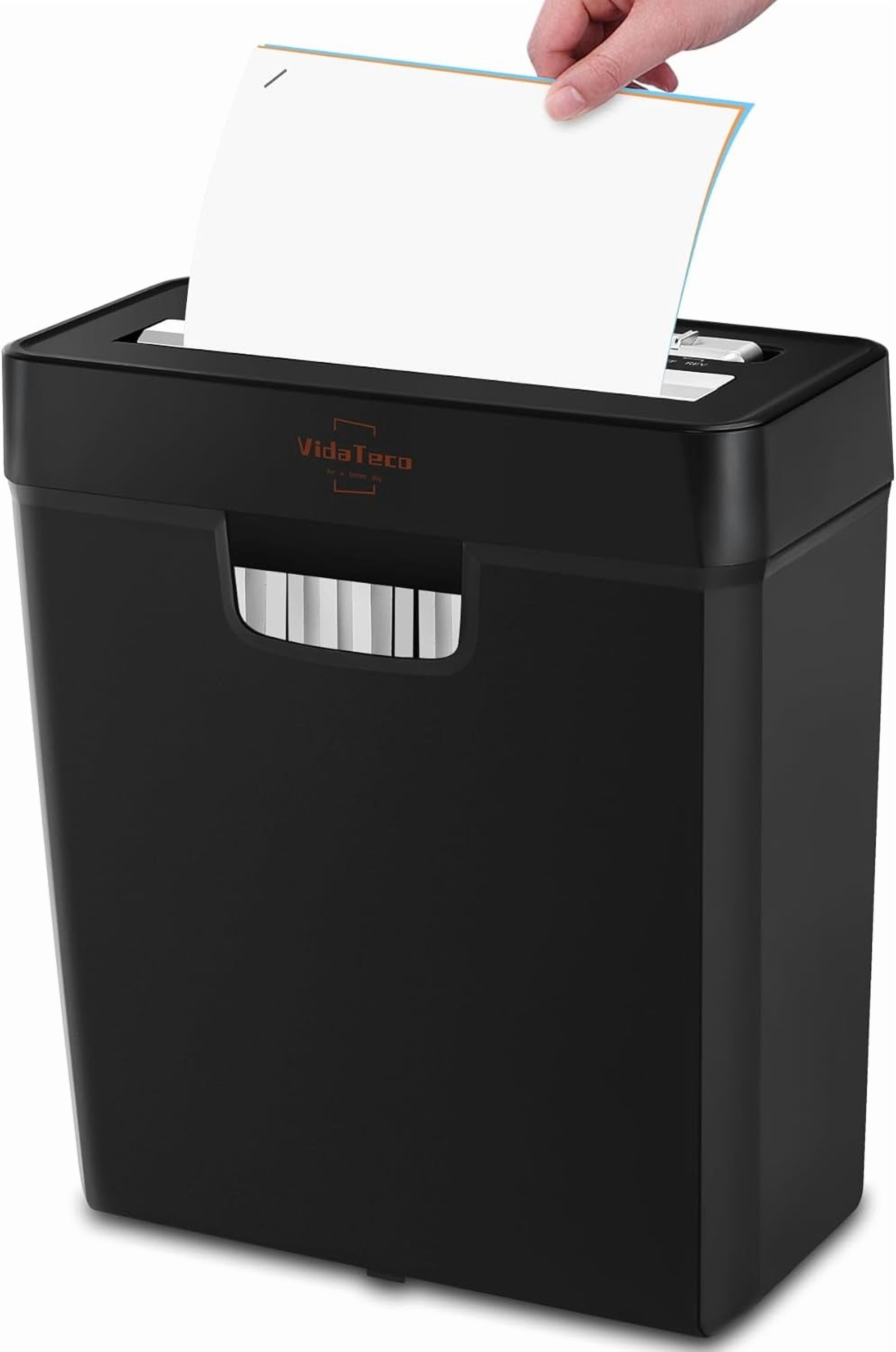 Shredder for Home Use 6-Sheet Strip Cut Paper Shredder,Also Shred Card ...