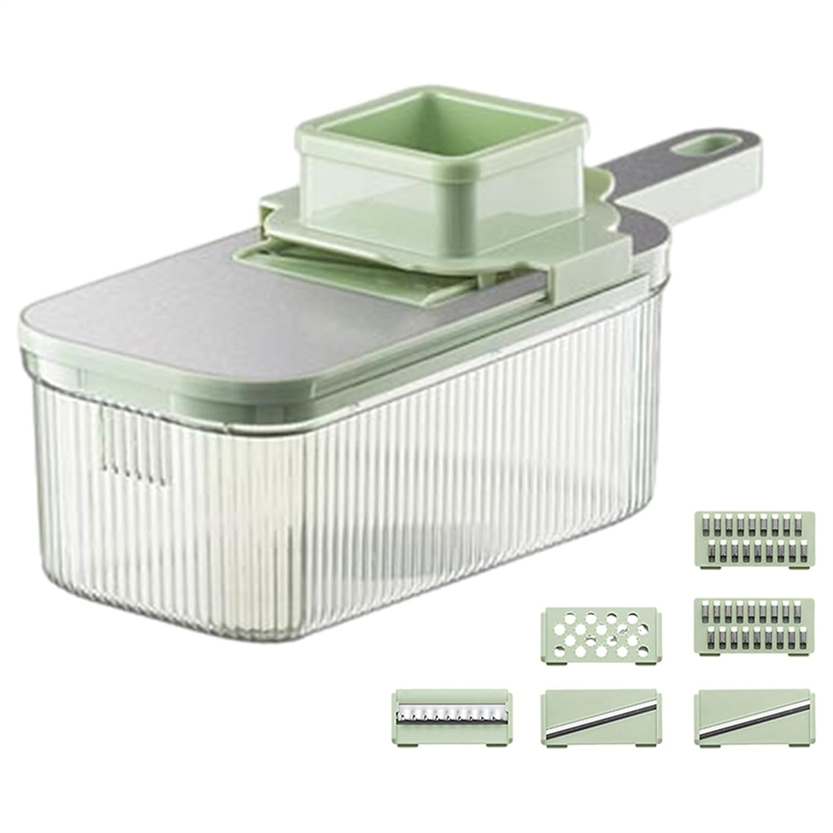 , Shredders with Clear Container, Multifunctional Manual Food Grater ...