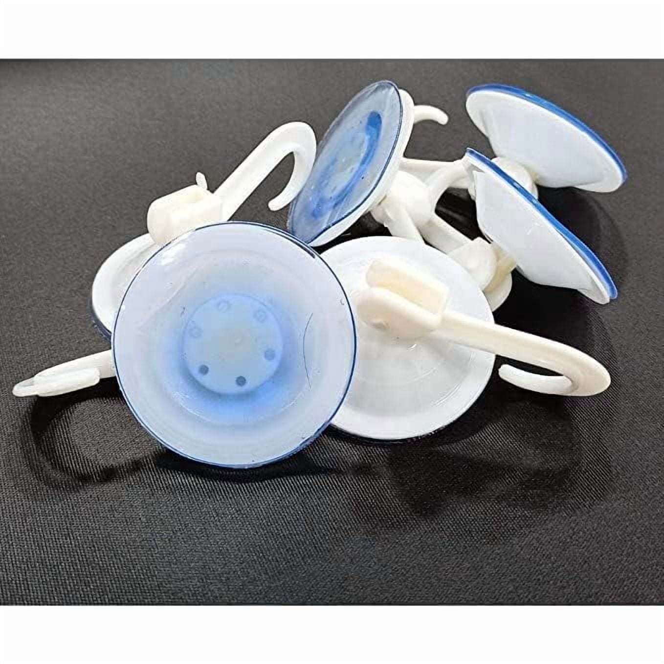 Shree Mahalaxmi 45mm Dia Pack of 12 Pcs Glass Hooks Vacuum Wall Sucker ...