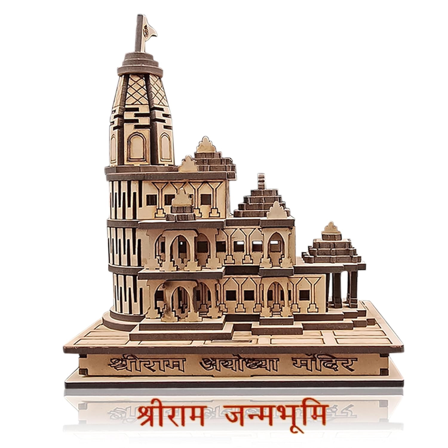 Shree Ram Mandir in Wooden Sriram Sri Ram Janmabhoomi Wooden Temple ...