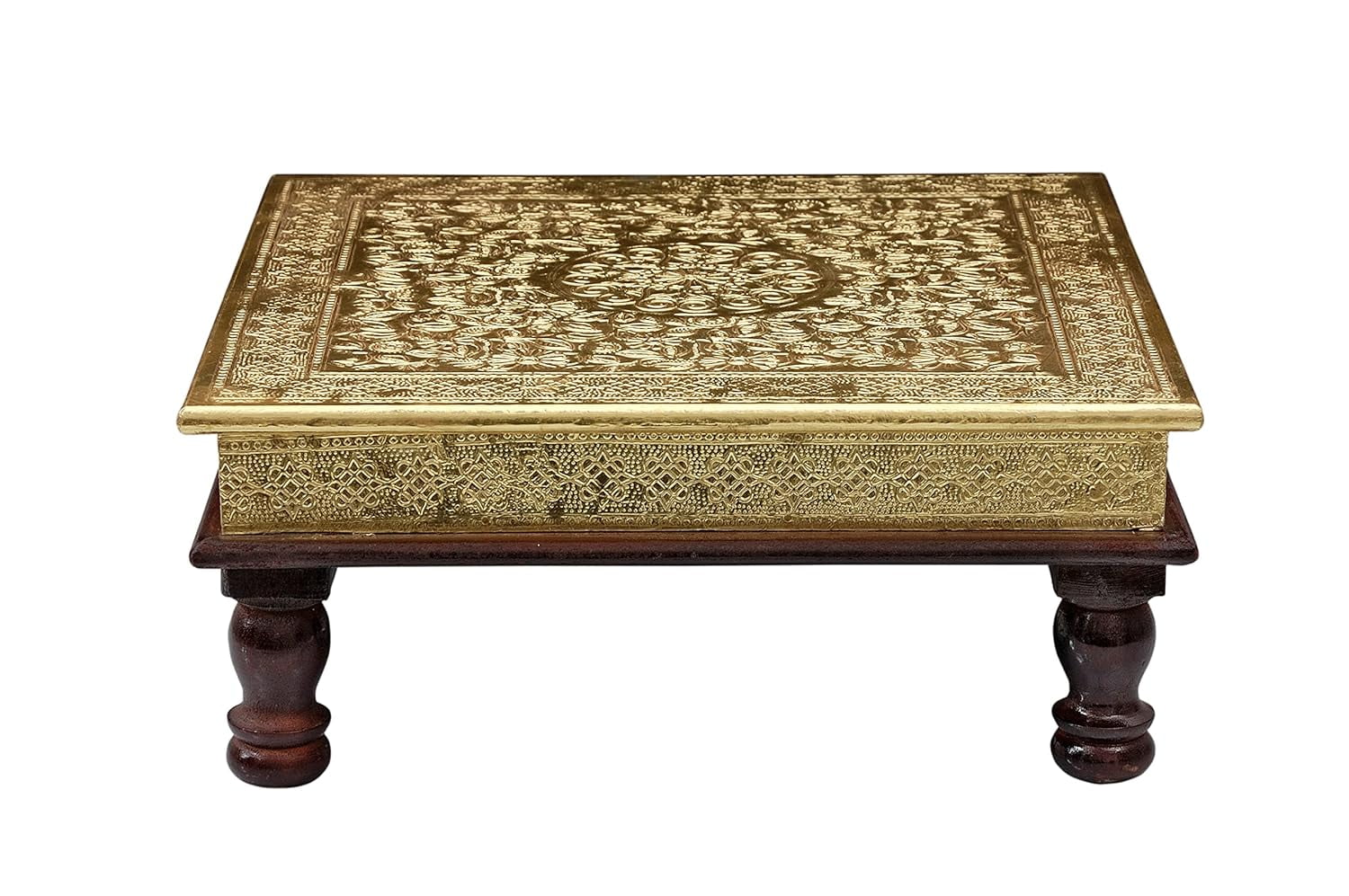 Shree rajeshwar Art Decorative Brass bajotAntique DesignMultipurpose ...