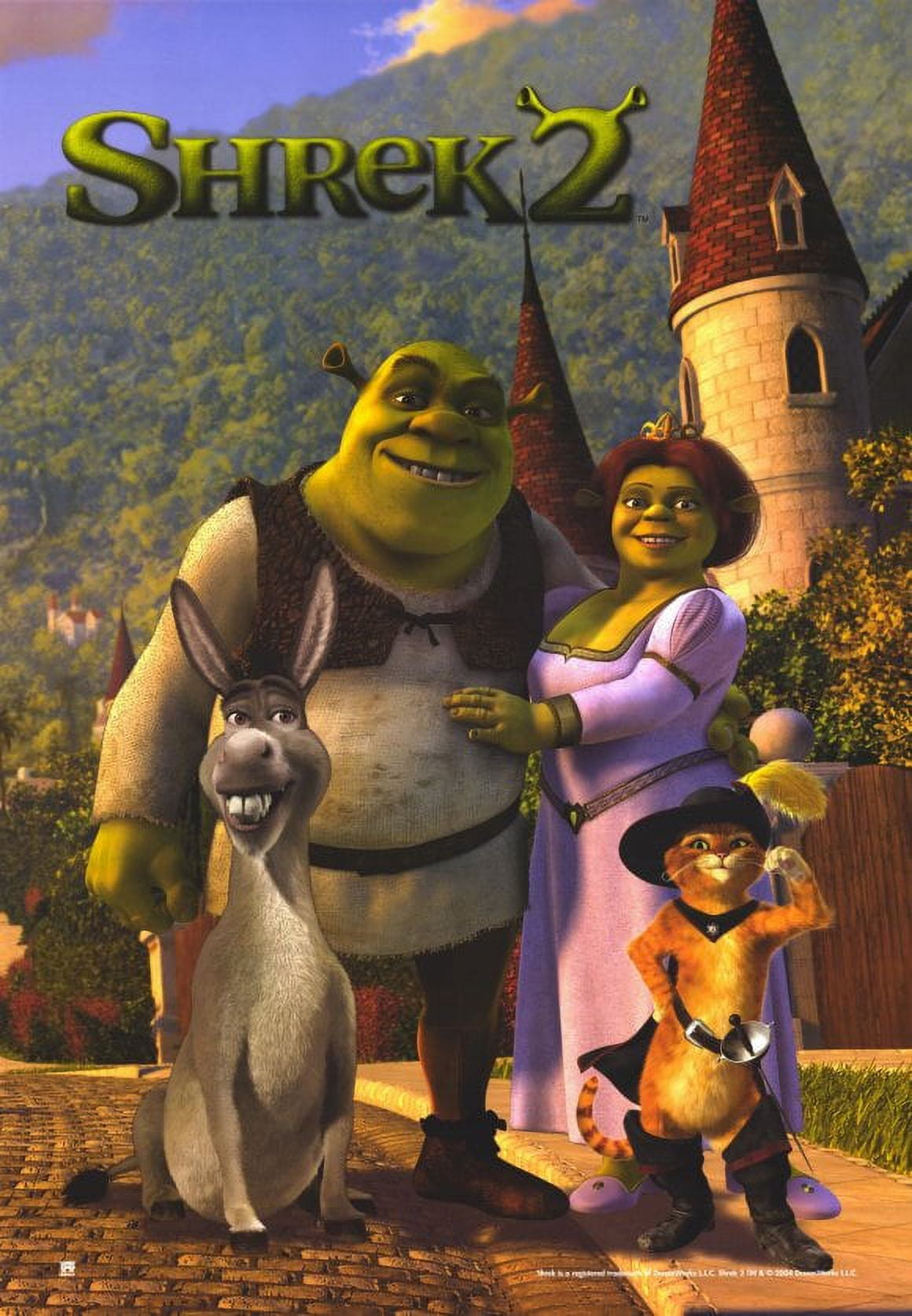 Shrek 2 (2004) 11x17 Movie Poster - Walmart.com