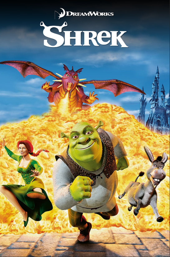 Shrek (2001) 24x36 Movie Poster, Animated Comedy Classic, Rare Vintage ...